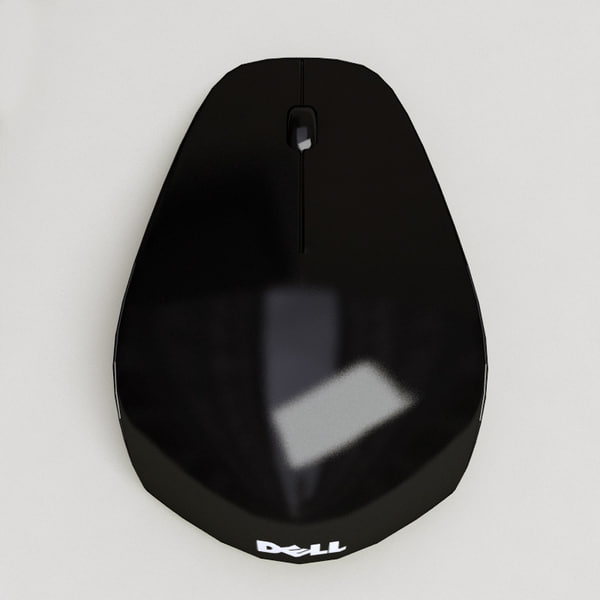 3d model dell mouse