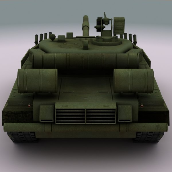 3d model t-80 russian tank