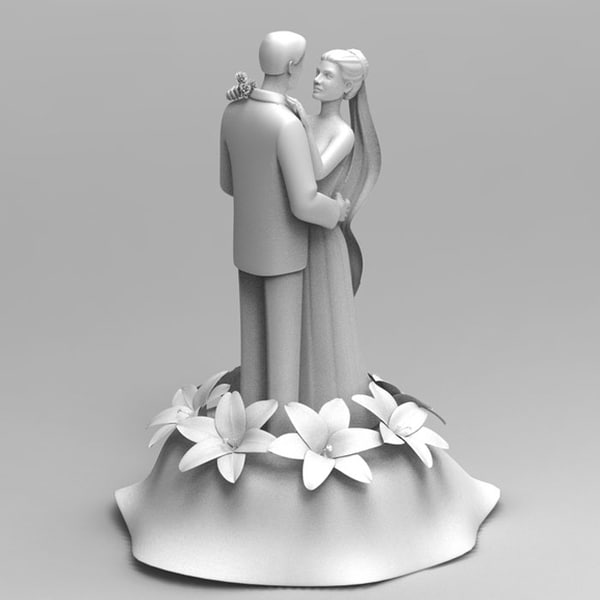 3d cake topper