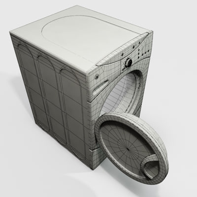 electric washer 3d model