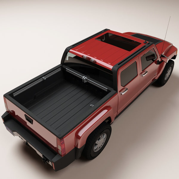 hummer h3t 3d model