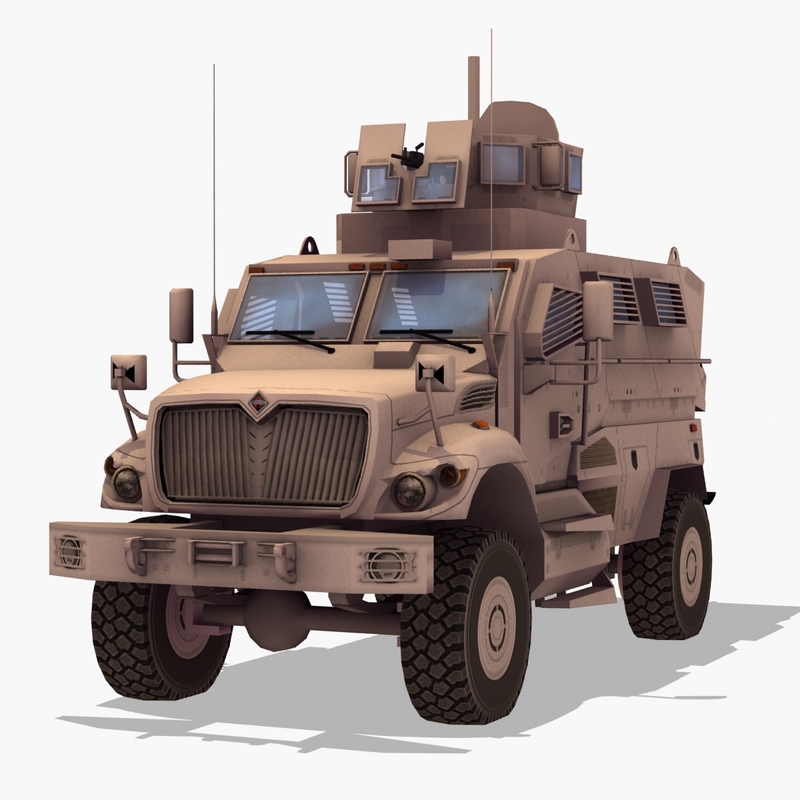 maxxpro mrap 3d model