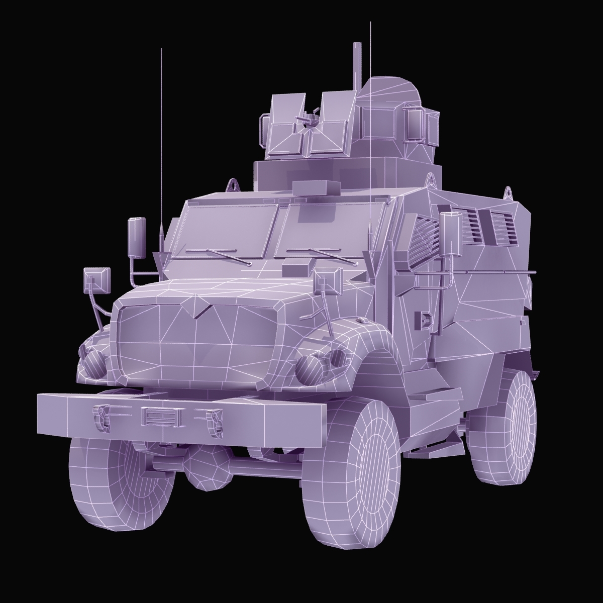 maxxpro mrap 3d model