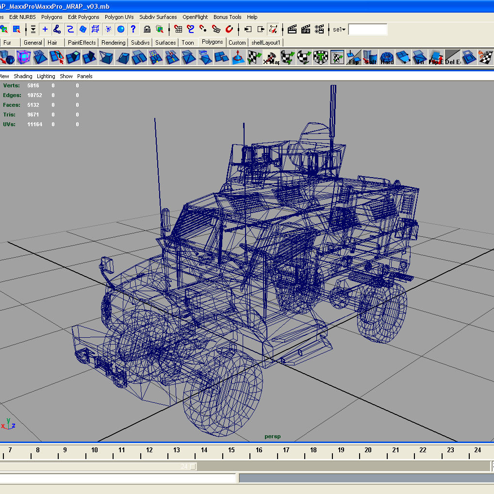 maxxpro mrap 3d model