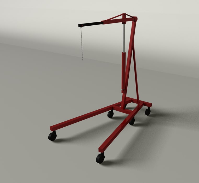 engine hoist 3d model
