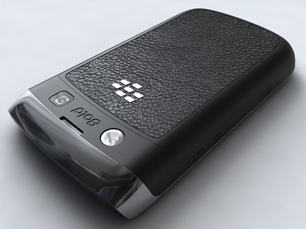 blackberry bold 9700 mobile phone 3d model