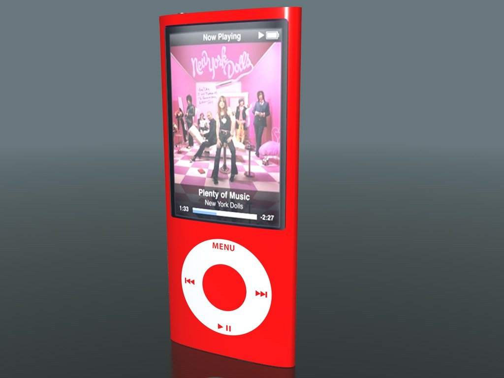 3d model of apple ipod nano 5g