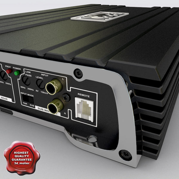 Stereo Amplifier 3D Models for Download | TurboSquid