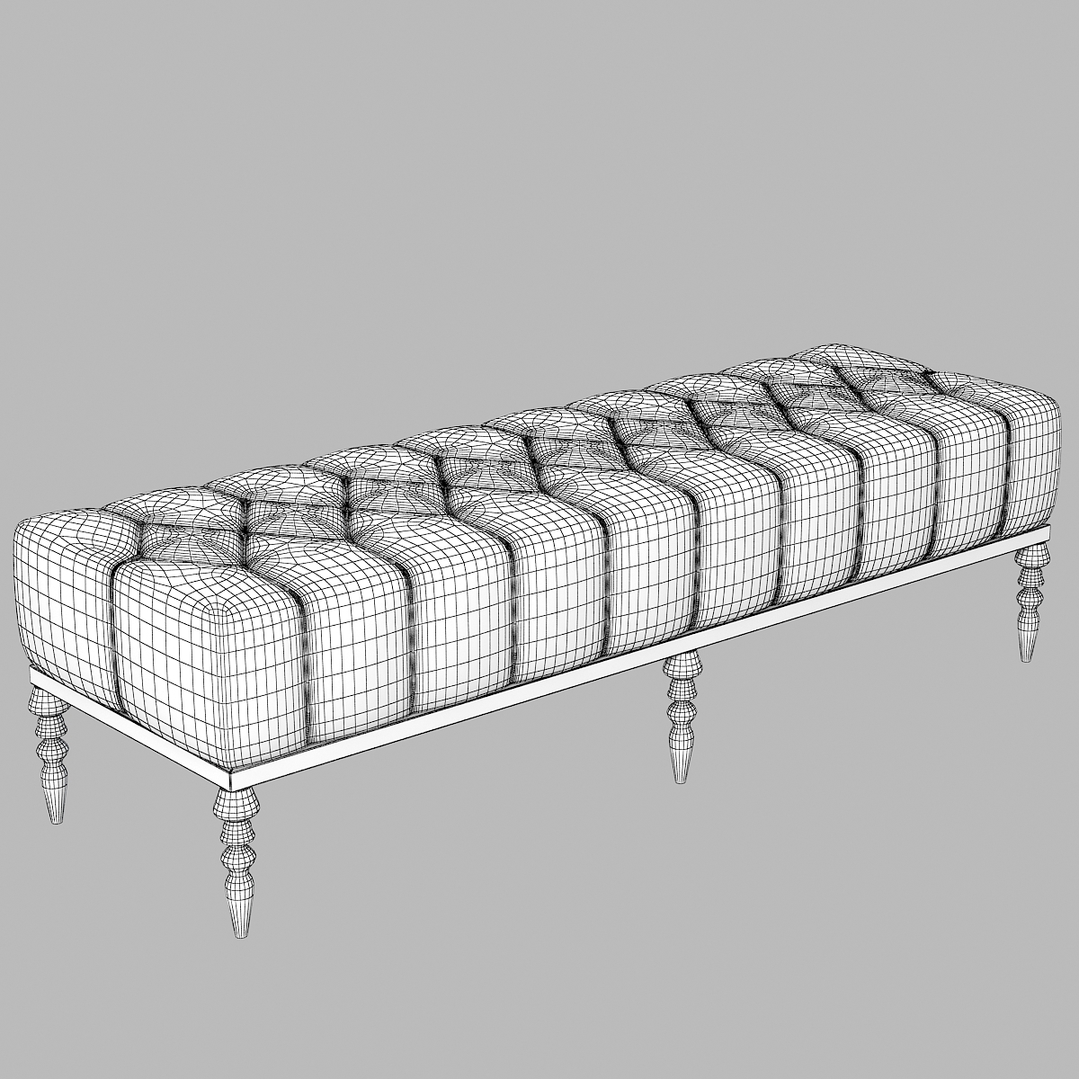 ipe cavalli ottoman 3d model