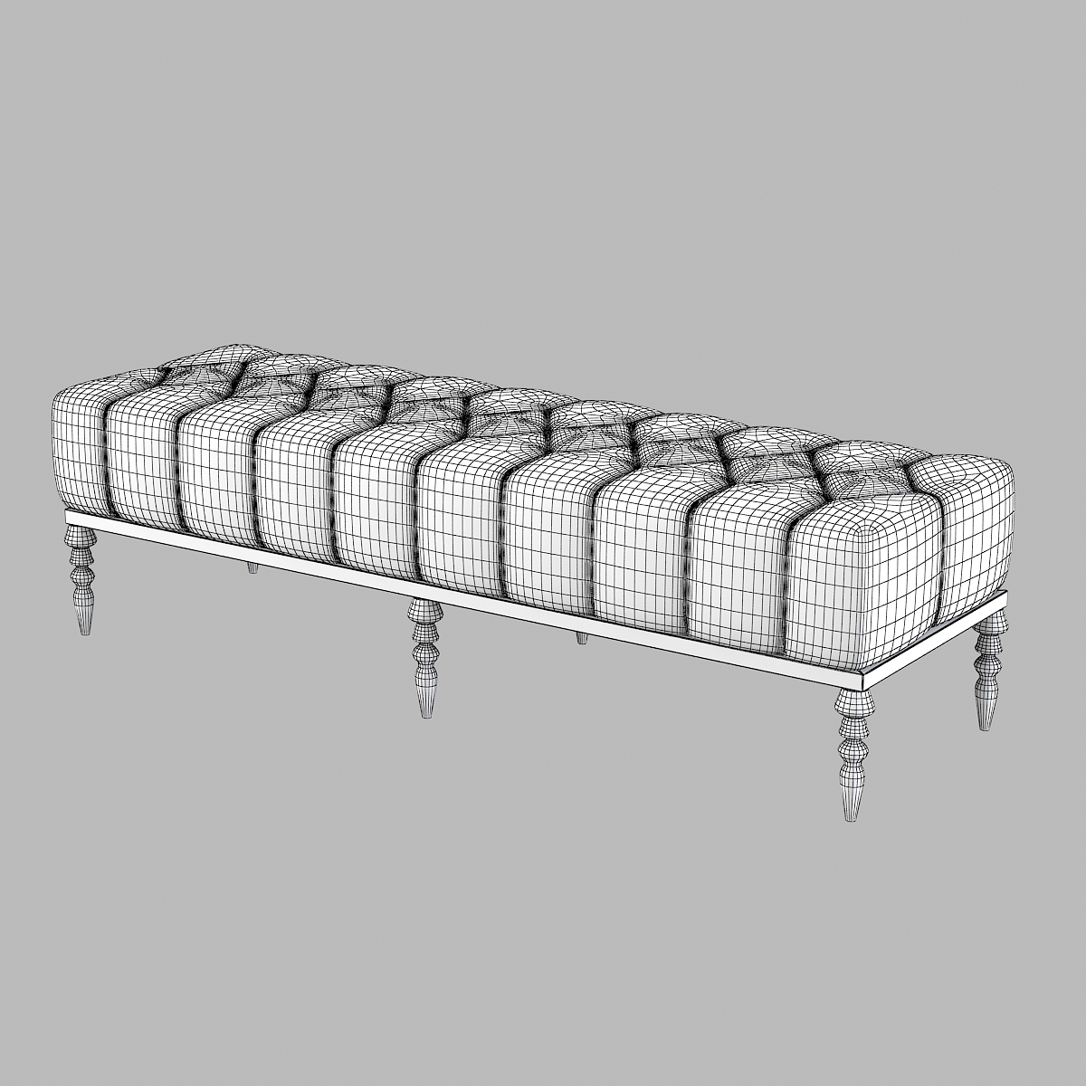 ipe cavalli ottoman 3d model