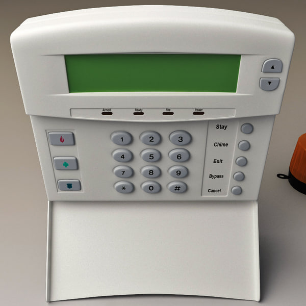 3d alarm modelled