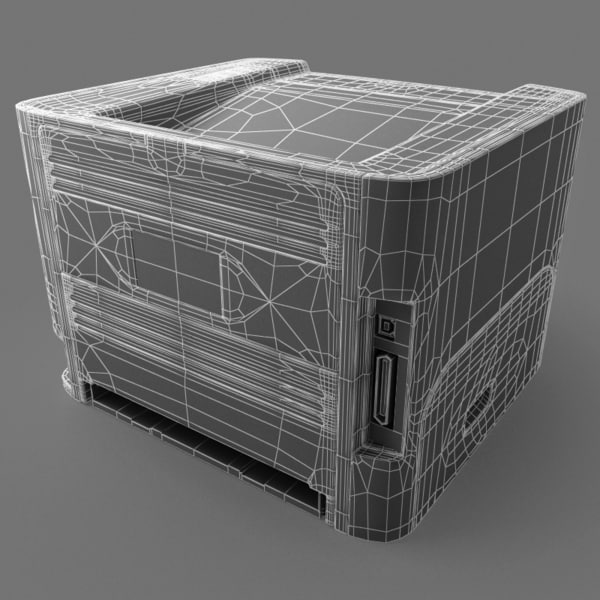 3d model hp laserjet lj 1320