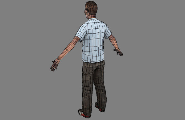 human male 3d model
