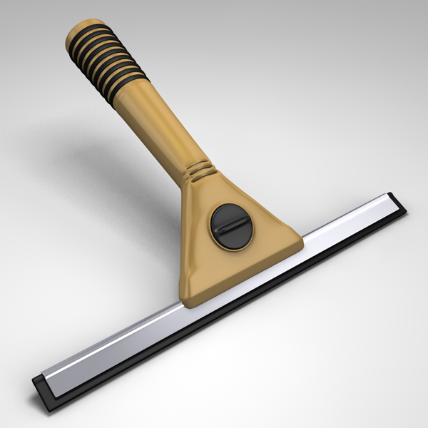 3d model squeegee window wiper
