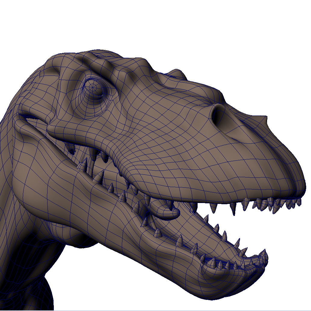 3d acrocanthosaurus theropod dinosaur model
