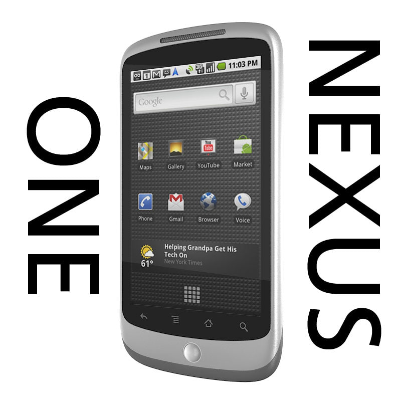 google nexus phone 3d model