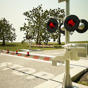 Railroad Crossing 3D Models for Download | TurboSquid