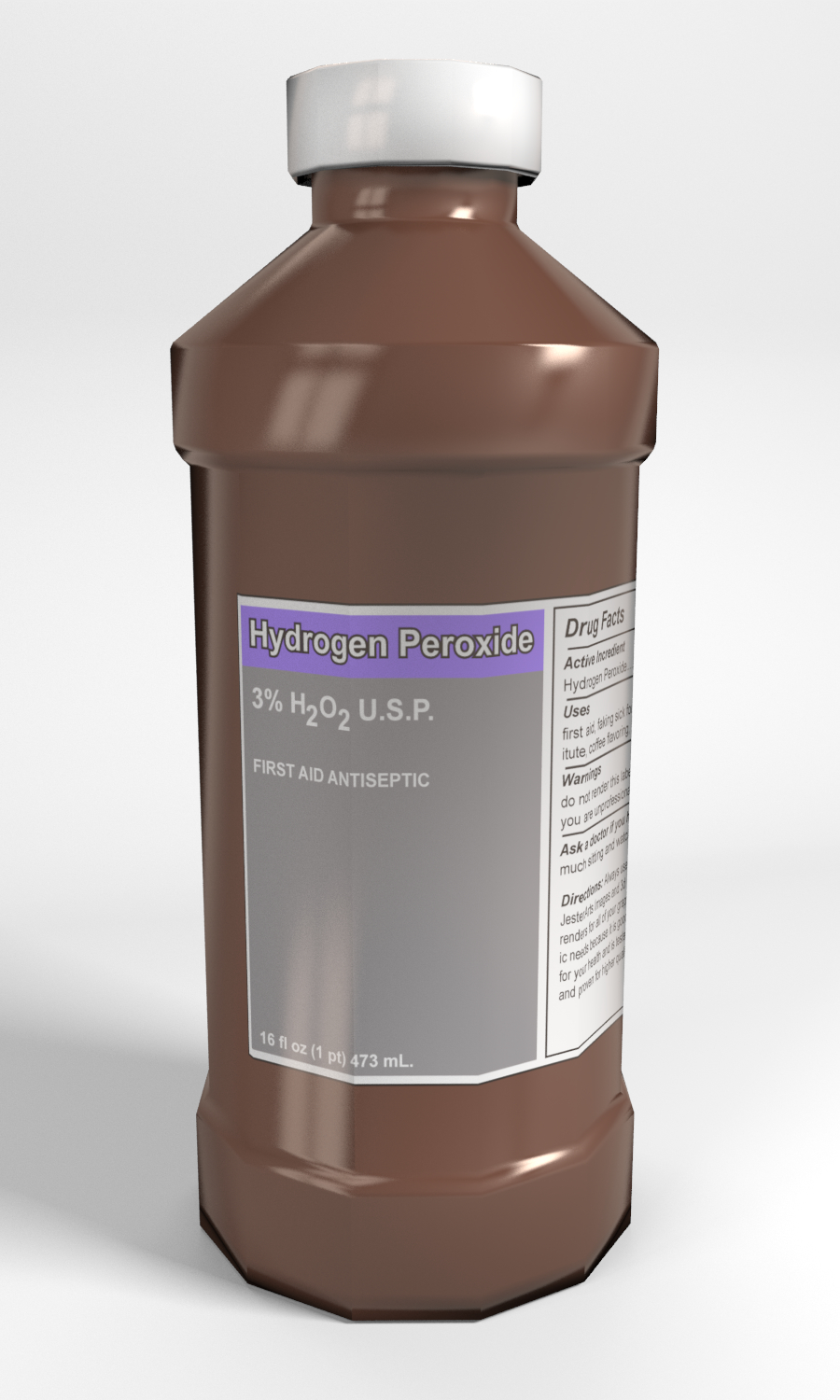 3d model peroxide