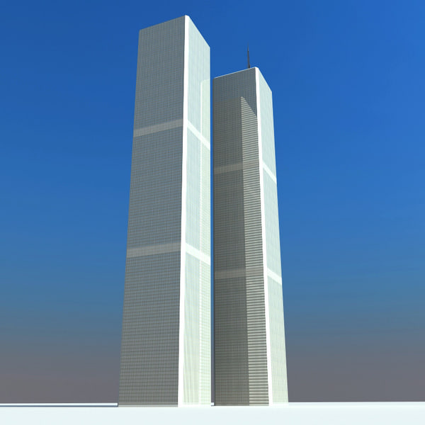 3d max twin towers