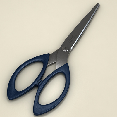 3d scissors model