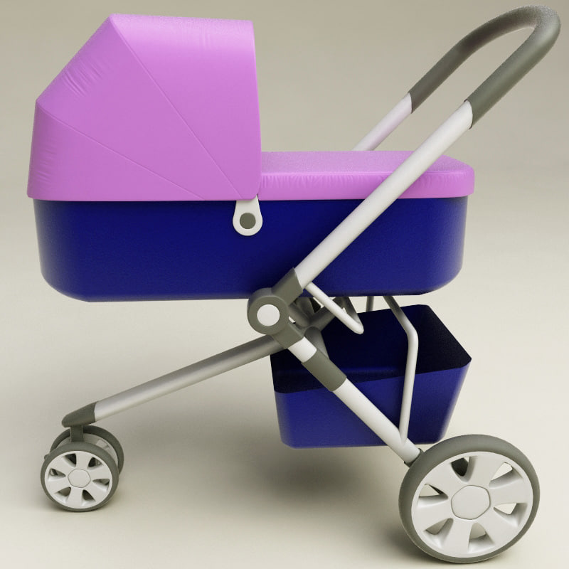 3d baby stroller v2