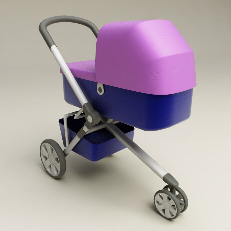 3d baby stroller v2