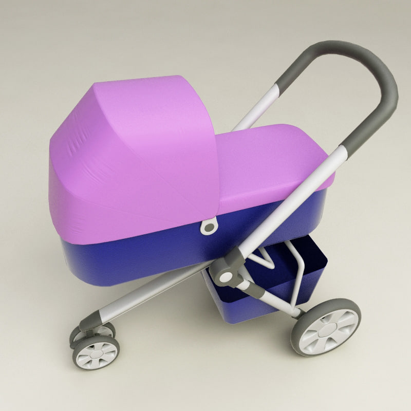 3d baby stroller v2