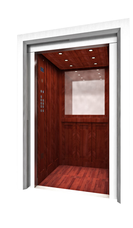 3d elevator cabin