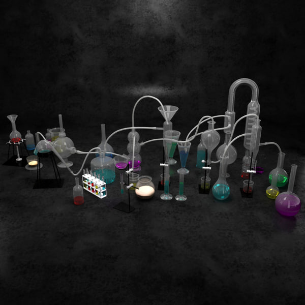 3d chemical equipment model