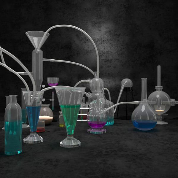 3d chemical equipment model