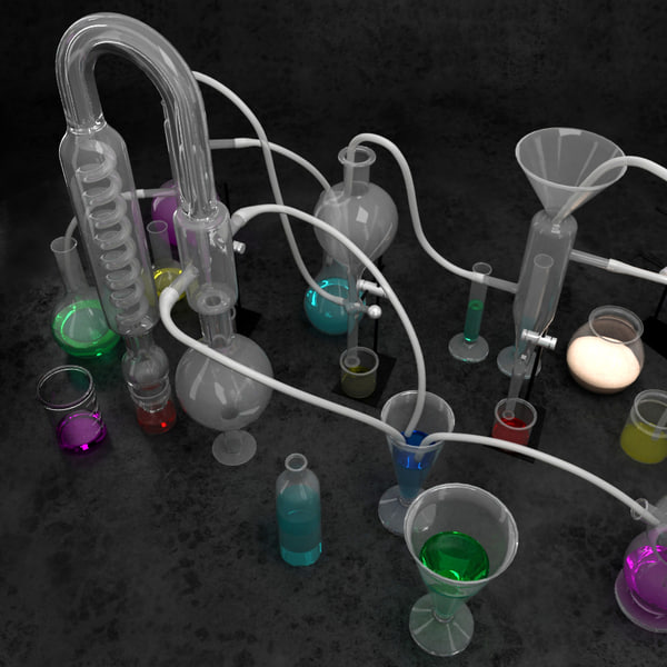 3d chemical equipment model