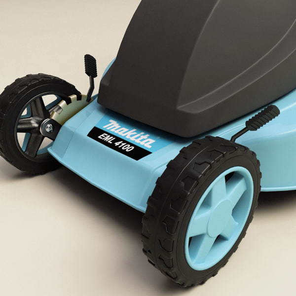 3d lawn mowers model