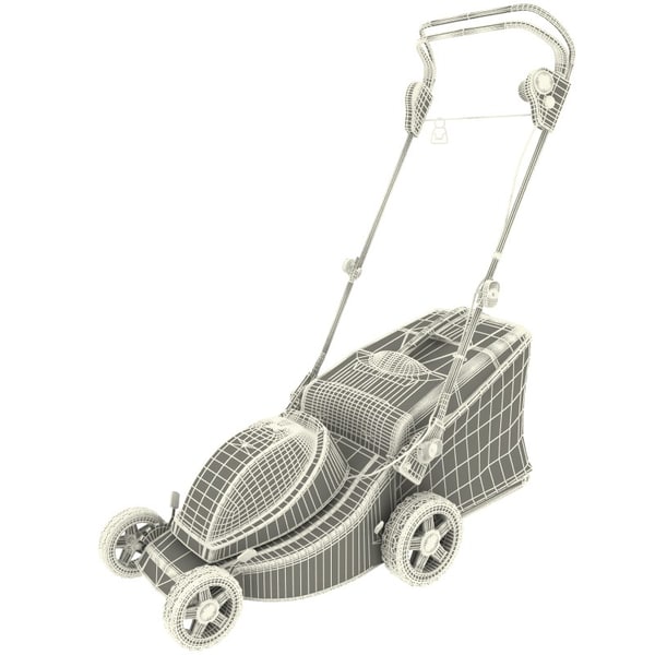 3d lawn mowers model