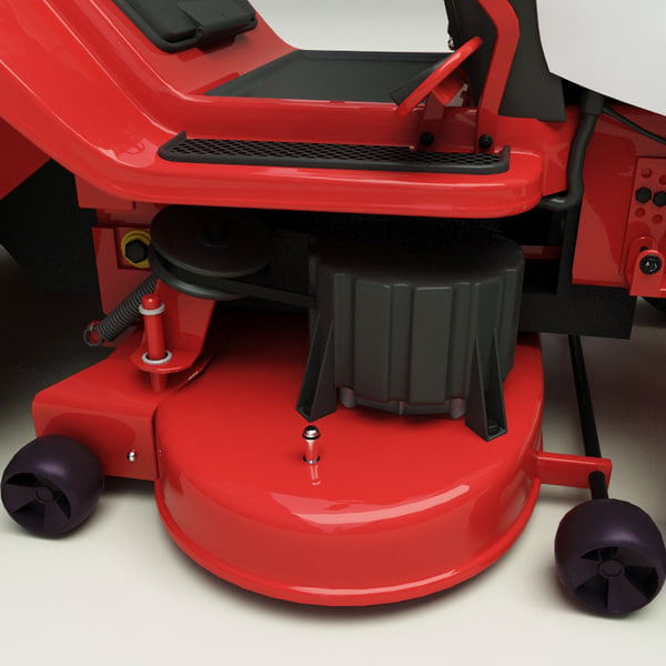 3d lawn mowers model