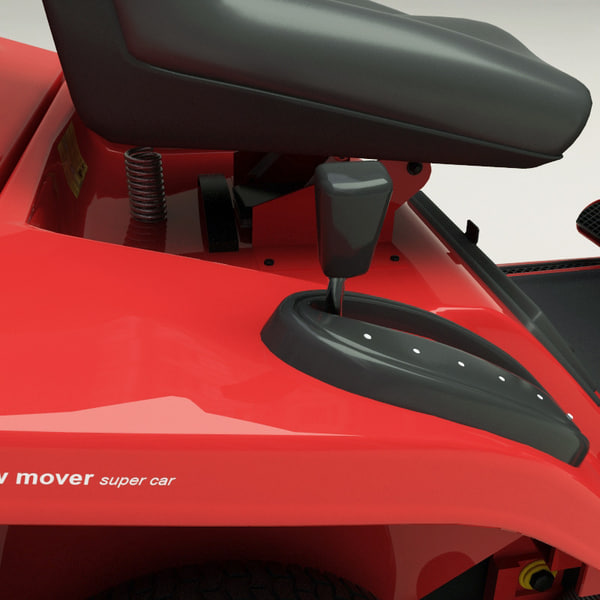 3d lawn mowers model