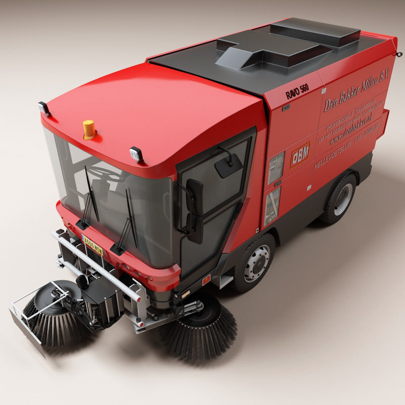 ravo 560 street cleaner 3d obj