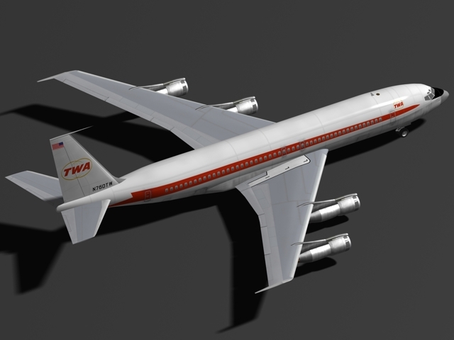 3ds b 707-300 twa 707