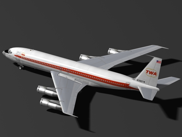 3ds b 707-300 twa 707
