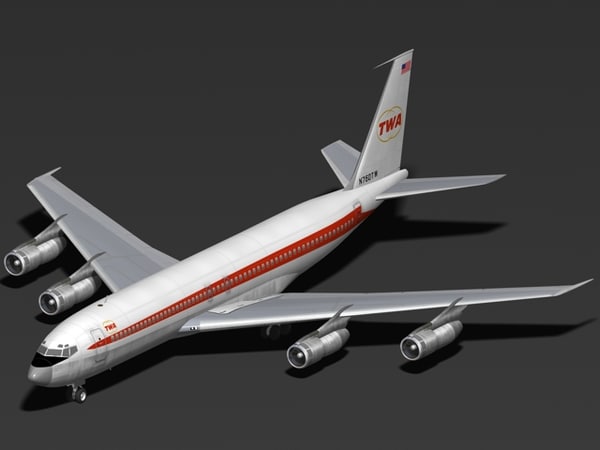 3ds b 707-300 twa 707