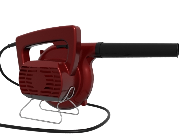 3d electrical blower air blowing model