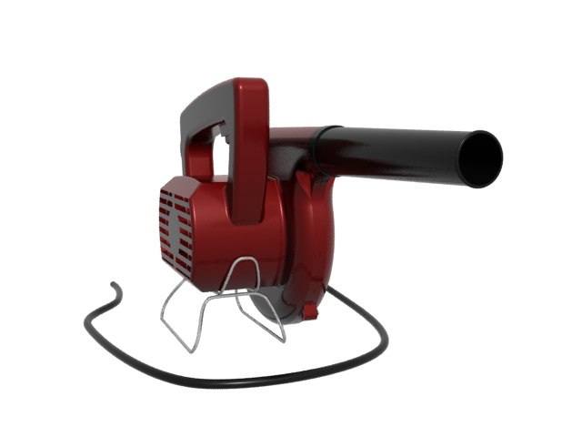 3d electrical blower air blowing model