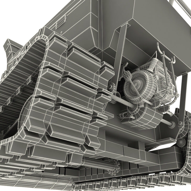 3d model snow thrower caiman snowpy