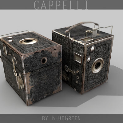 3d model vintage camera