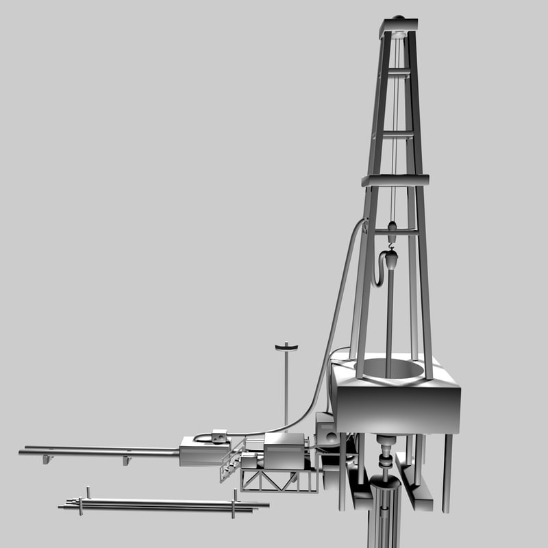 3d derrick scene