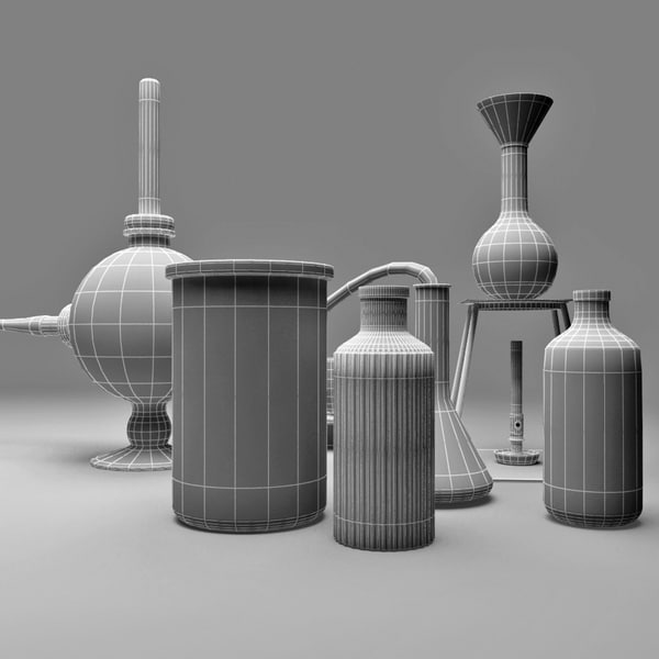 3d model chemical equipment v2