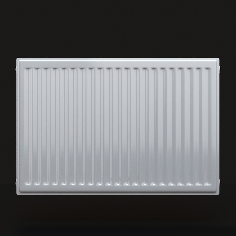 3d radiator heating model