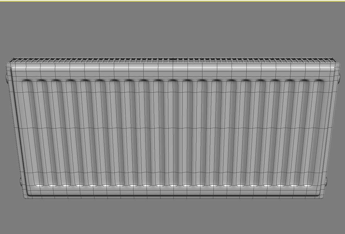 3d radiator heating model