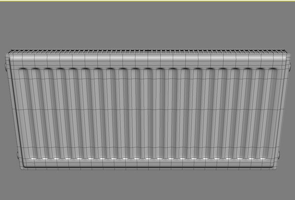 3d radiator heating model