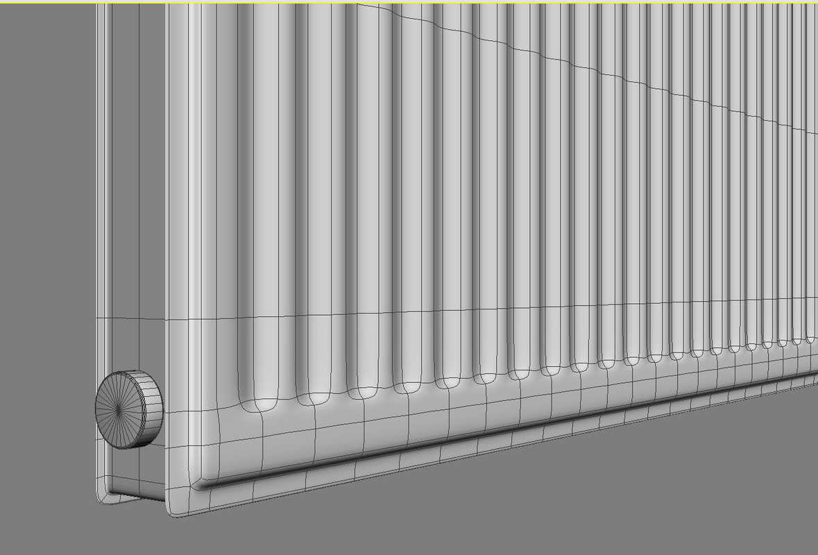 3d radiator heating model