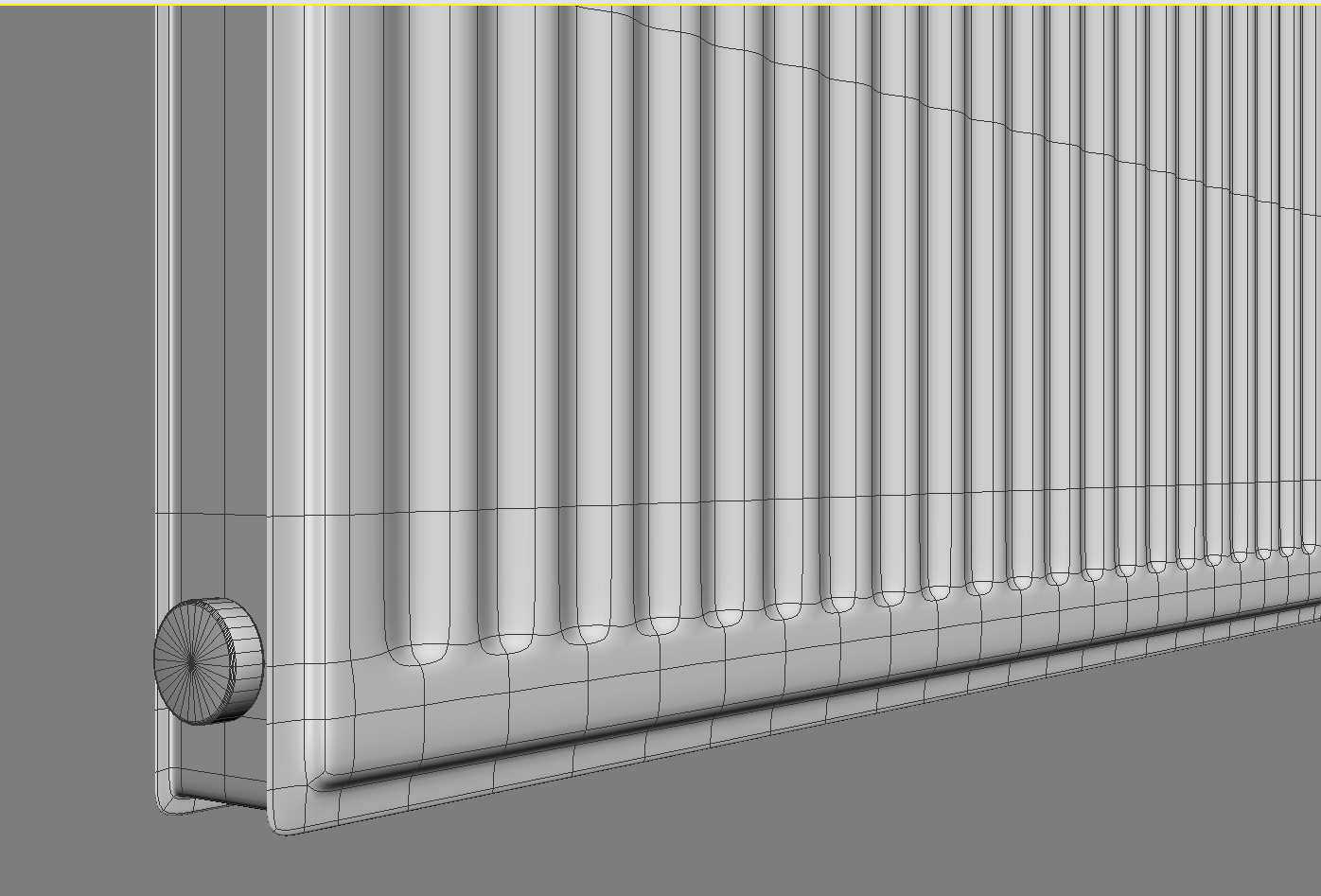 3d radiator heating model